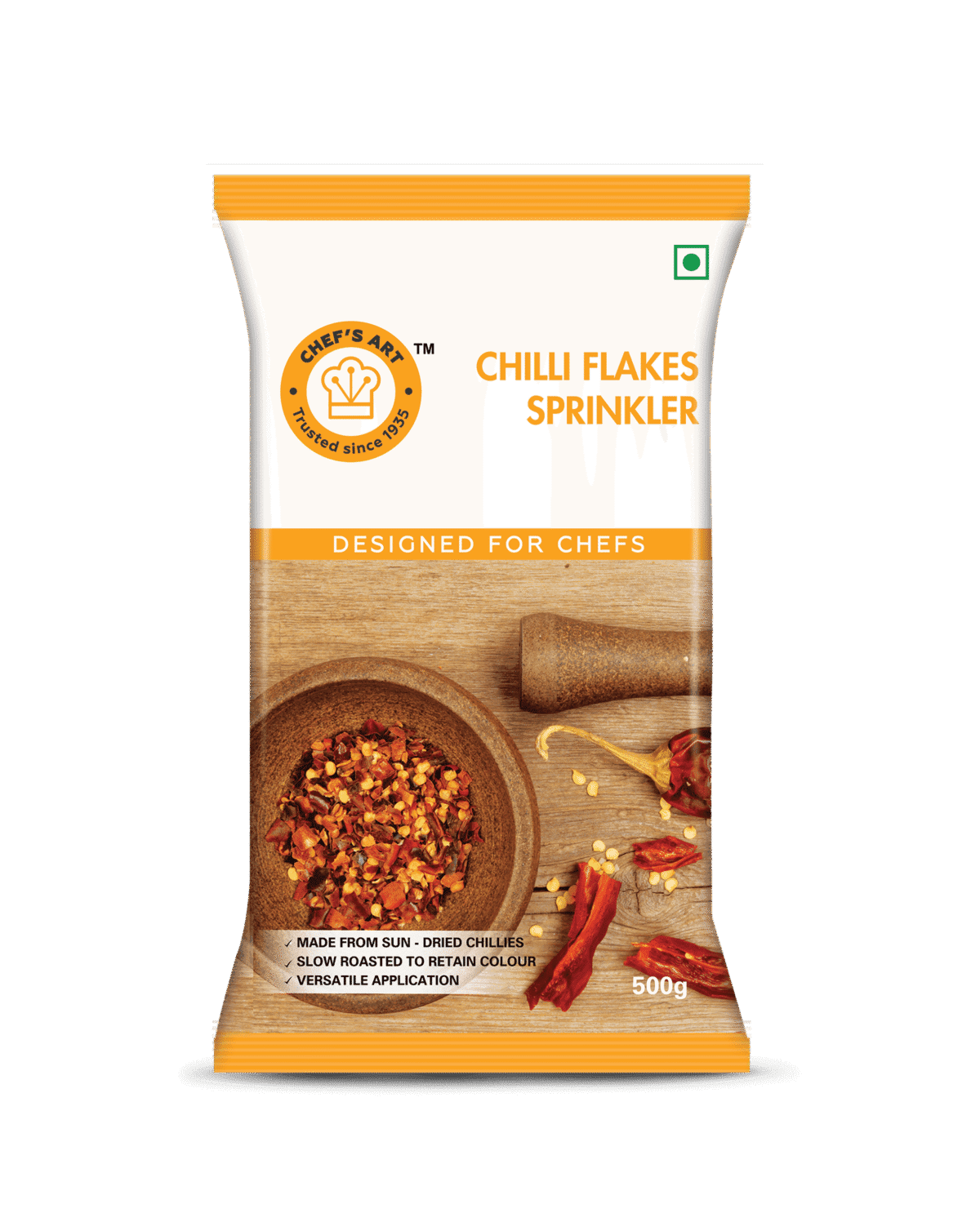 Buy Chef’s Art Chilli Flakes Sprinkler, 500gm Online | FSIPL
