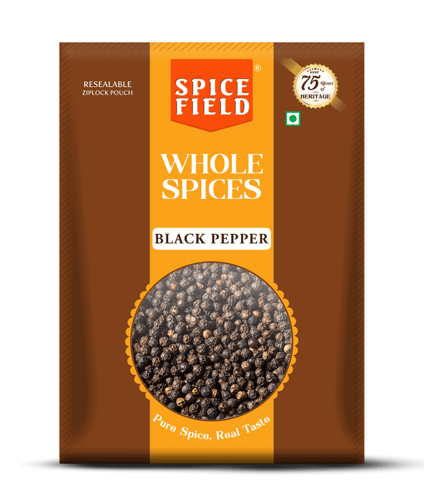 Buy Spicefield Black Pepper Whole, 250gm Online | Fsipl
