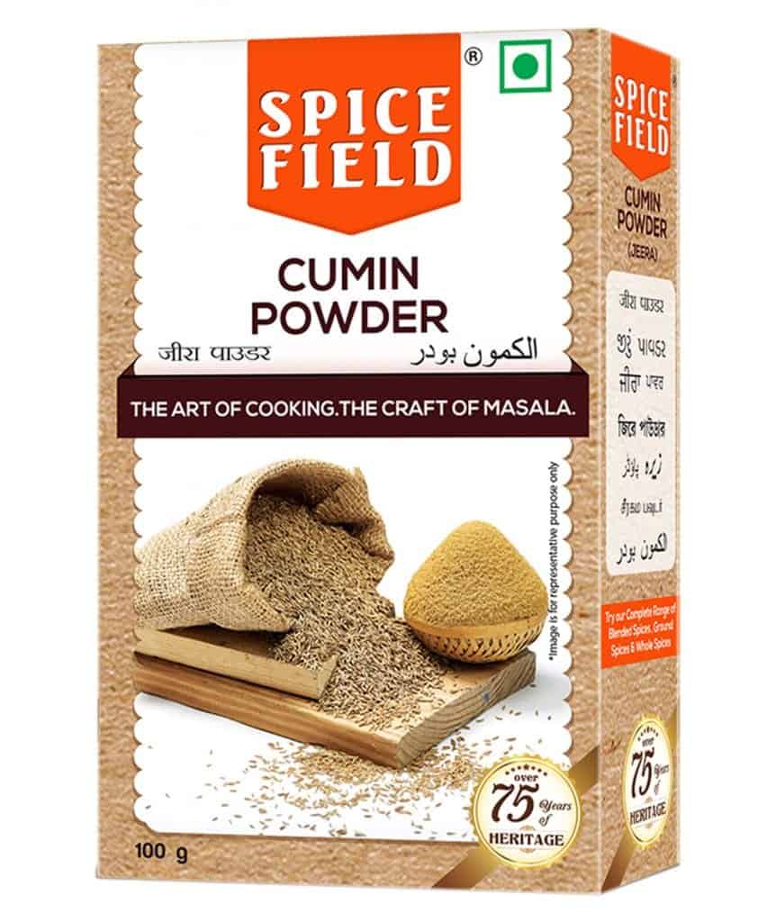 Buy Spicefield Cumin Powder, 100gm Online | FSIPL