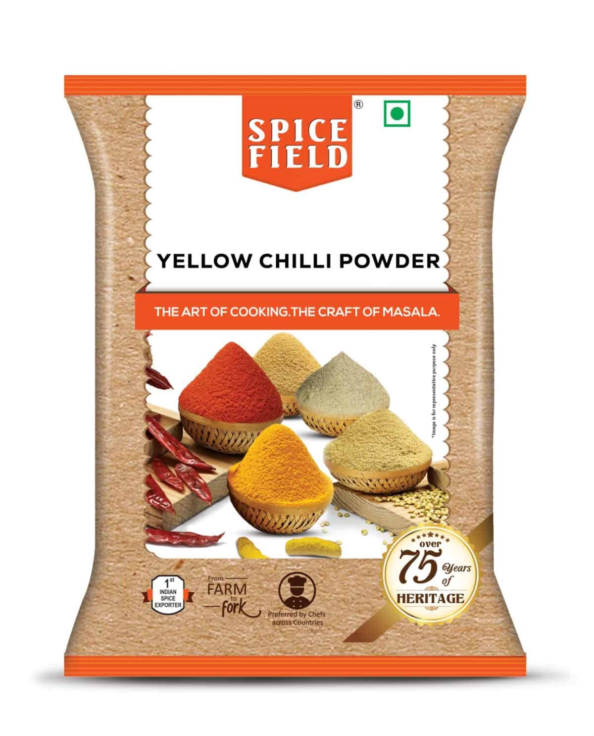 Buy Spicefield Yellow chilli powder Online | FSIPL