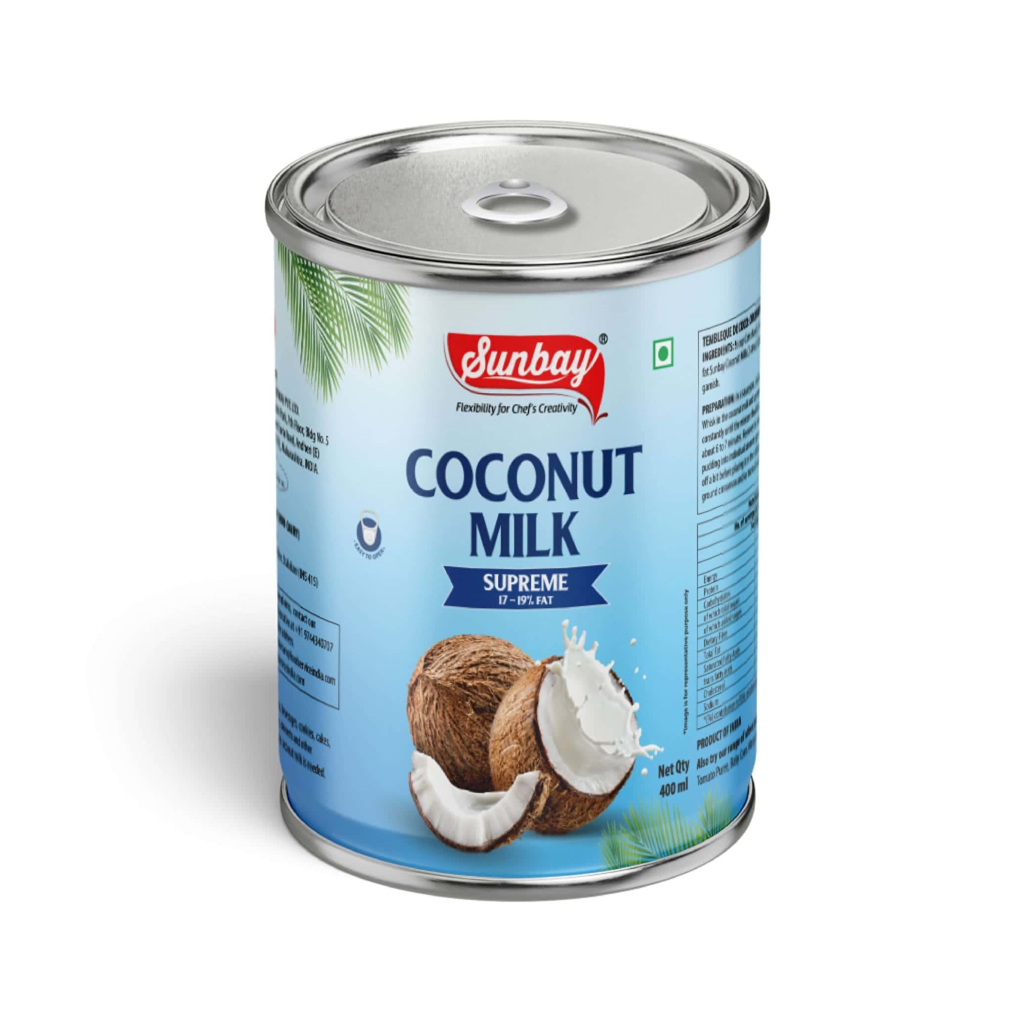 Buy Sunbay Coconut Milk Supreme, 400ml Online | FSIPL
