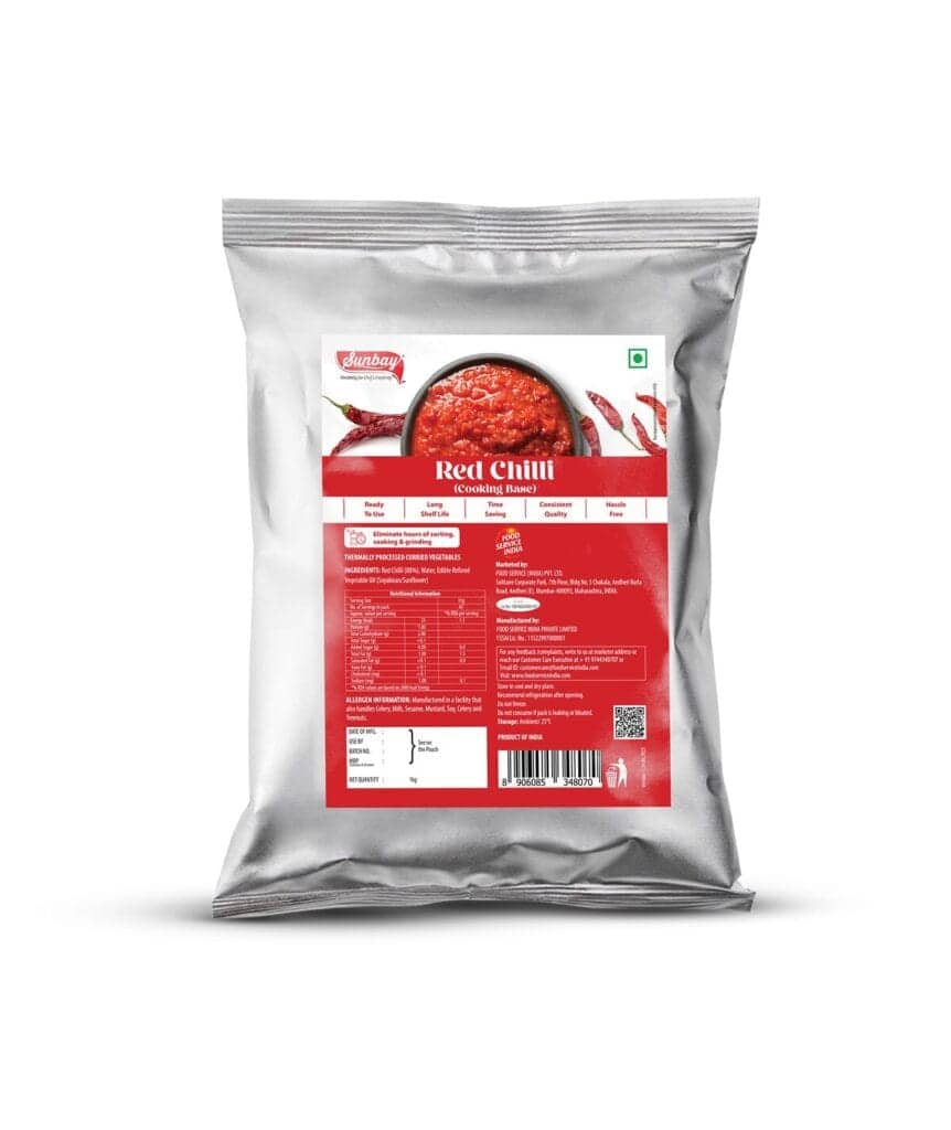 Buy Sunbay Red Chilli Cooking Base Online | FSIPL